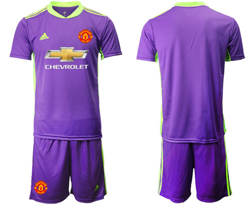 2020-21 Manchester United Purple Goalkeeper Soccer Jersey on sale,for ...