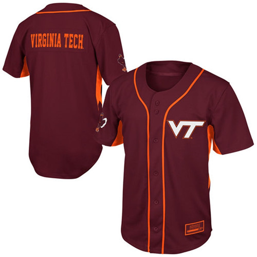 Custom Virginia Tech Hokies College Baseball Jersey on sale,for Cheap ...