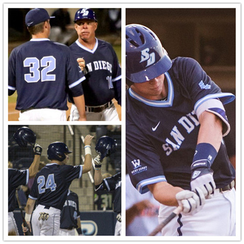 Custom San Diego Toreros Baseball Jersey,San Diego Baseball Customized ...