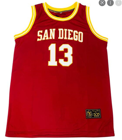 Custom San Diego Toreros Basketball Jersey,San Diego Basketball ...