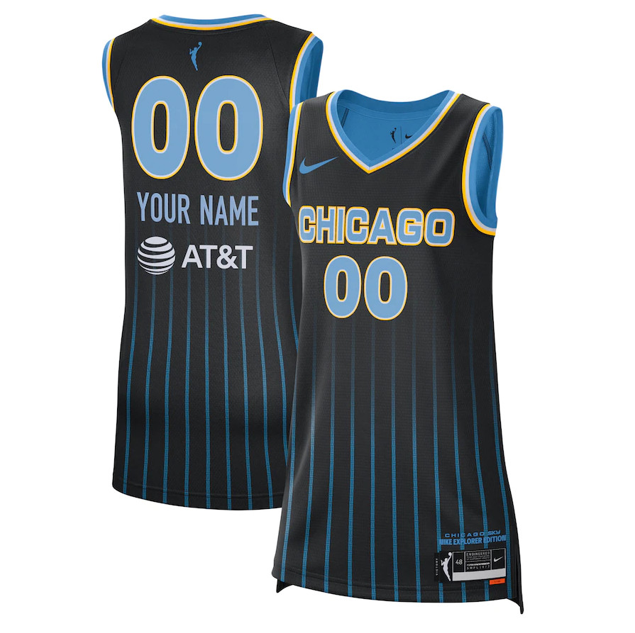 Women Chicago Sky Active Player Custom Stitched WNBA Jersey on sale,for ...
